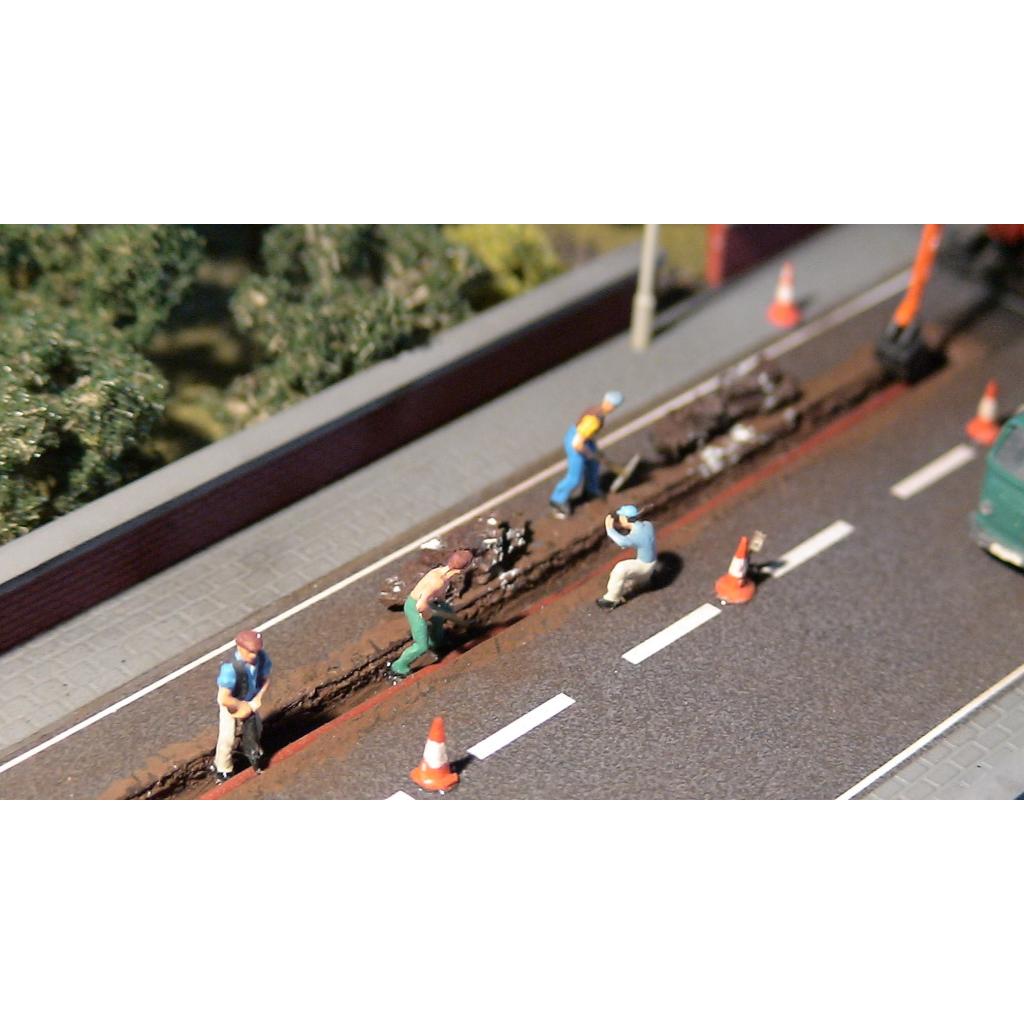 Road Layout Sheet - N Gauge 2mm - 33mm wide | Model Railway Tarmac Road ...