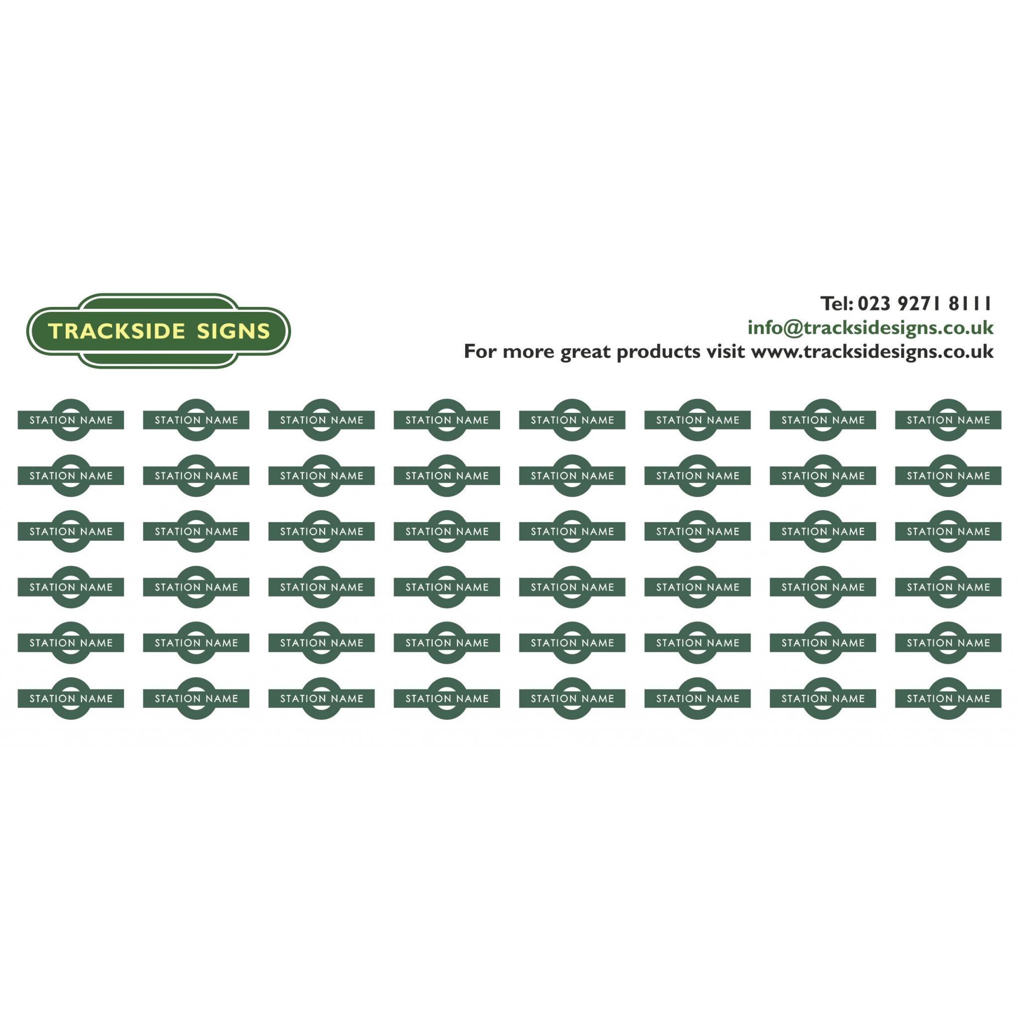 Southern Railway Target Signs - O Gauge | Model Railway Signs ...